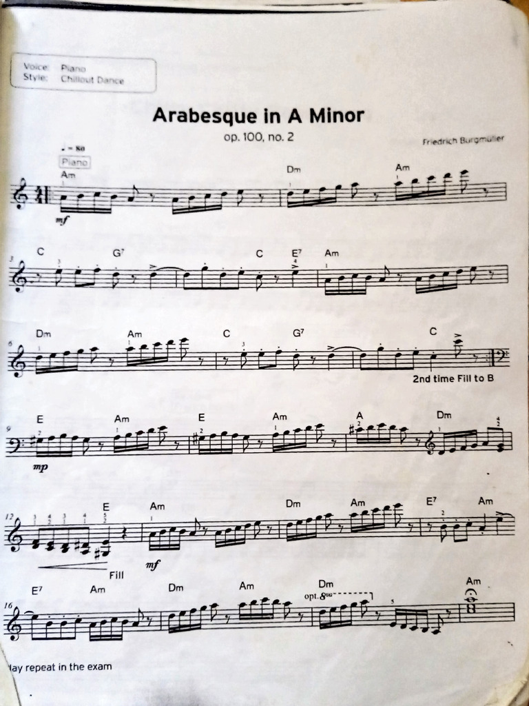 Arabesque Grade 2 | PDF