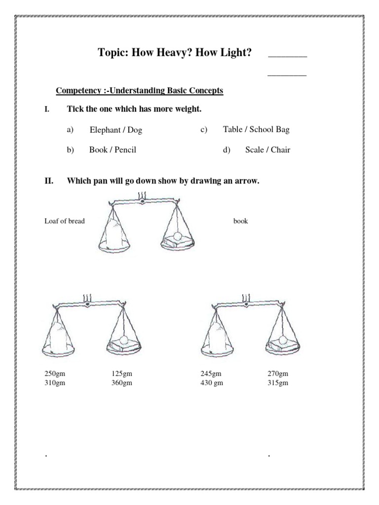 Weight & Measurement Basics | PDF | Foods