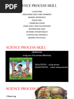 Basic Science Process Skills | PDF | Science | Data