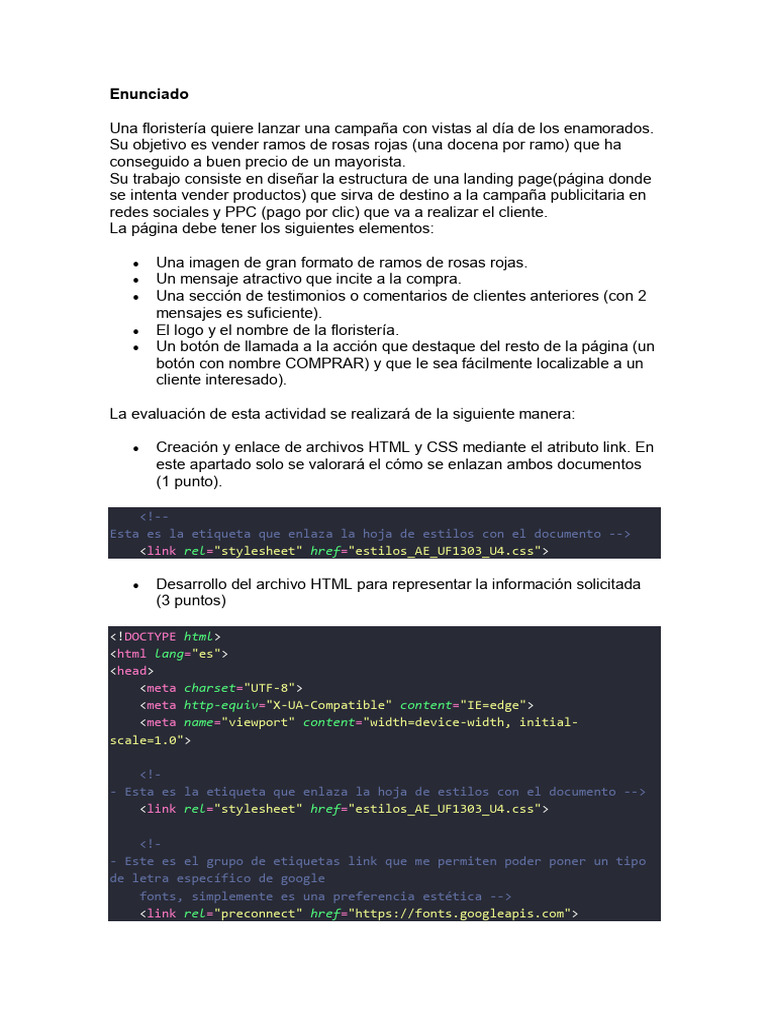 UF1303 Actividad4 | PDF | HTML | Hipervínculo