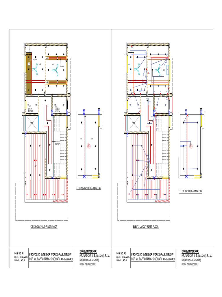 First Floor-Ceiling & Elec - Layout-Model | PDF