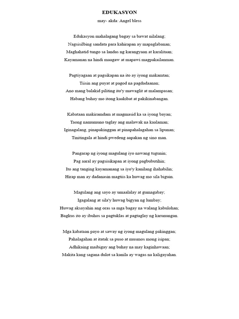 Binalaybay Piece 2024 | PDF