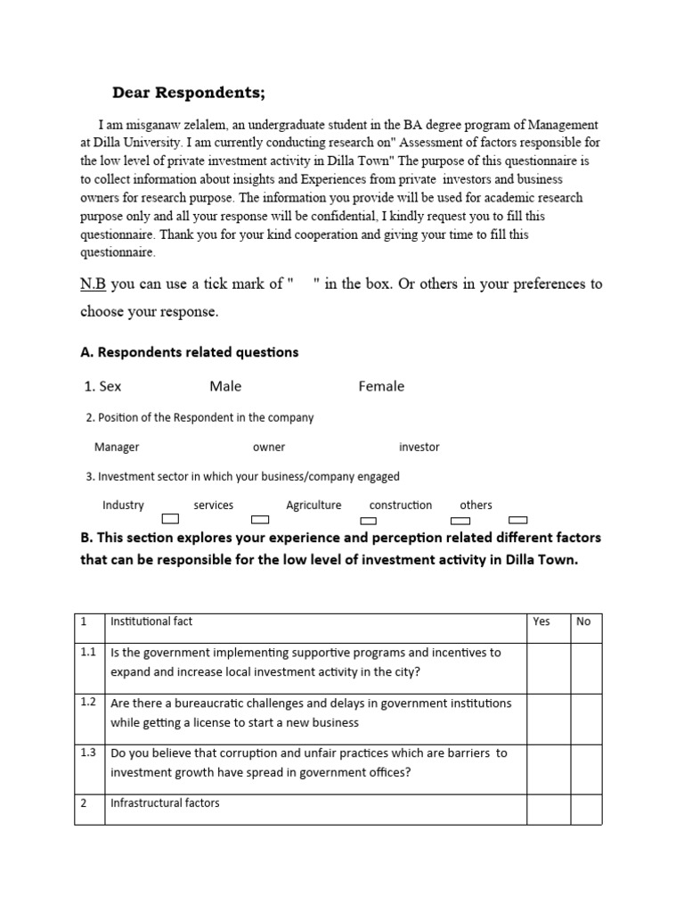 Questionnaire New | PDF