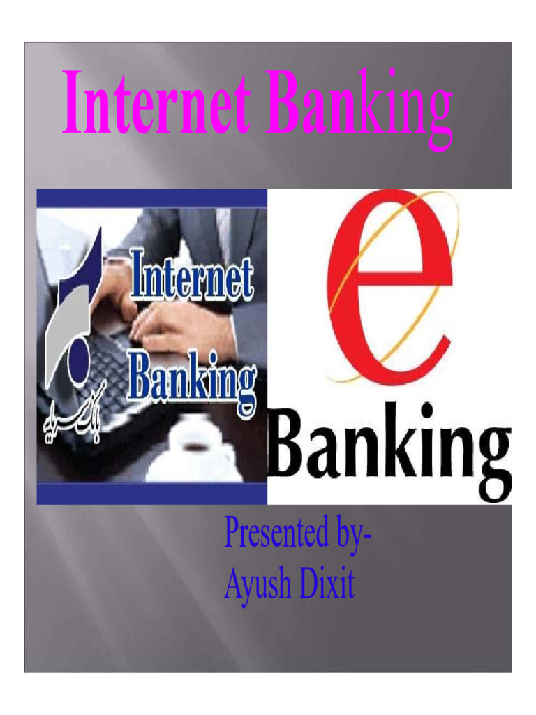 Ayush Dixit Bcom 2yr Sem4 | PDF | Online Banking | Banks & Banking