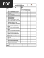 Pump Check Sheet | PDF | Pump | Pipe (Fluid Conveyance)