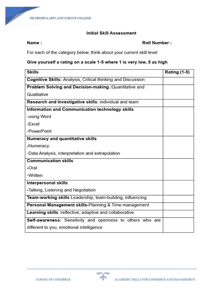 ASCM Appendix | PDF | Skill | Emotional Intelligence
