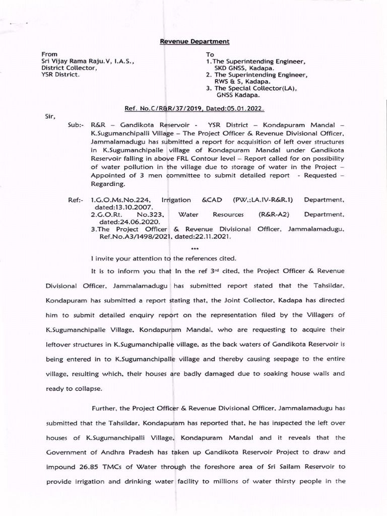 Appointment of 3 Men Committee | PDF