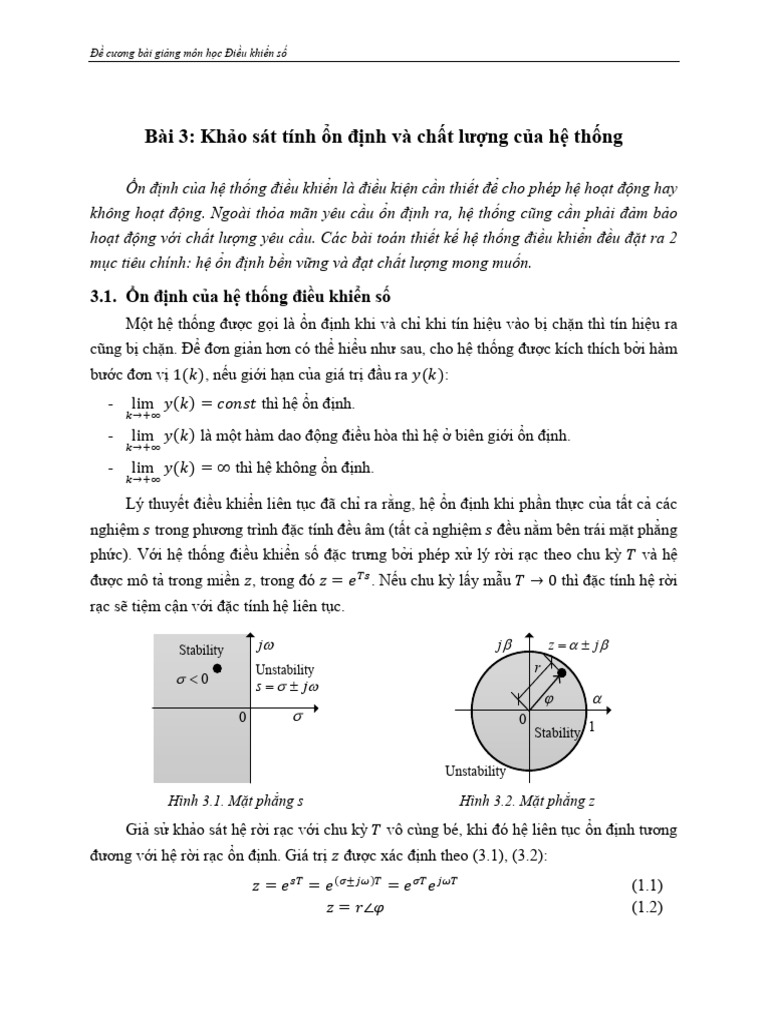 De Cuong Bai Giang - Bai 3 | PDF