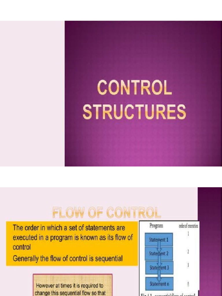 Control Statements | PDF Control Statements | PDF