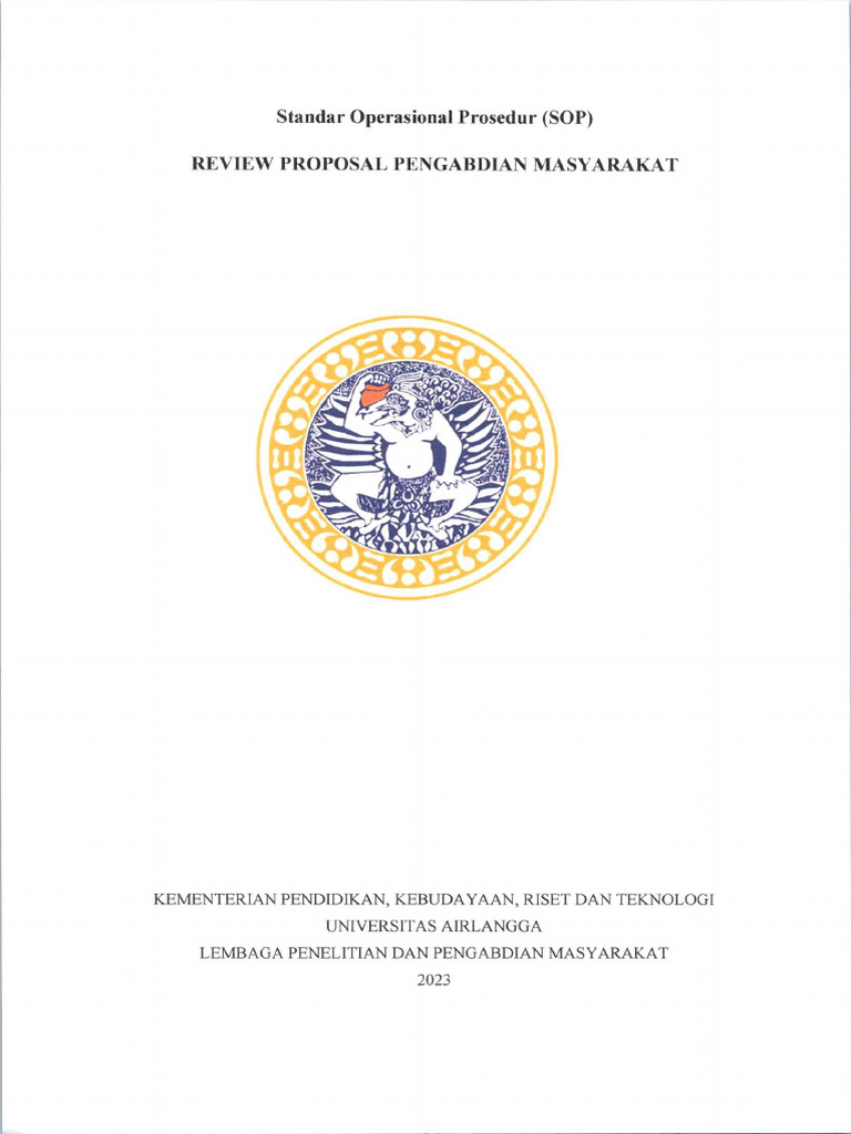 Sop Review Proposal Pengabdian Masyarakat | PDF