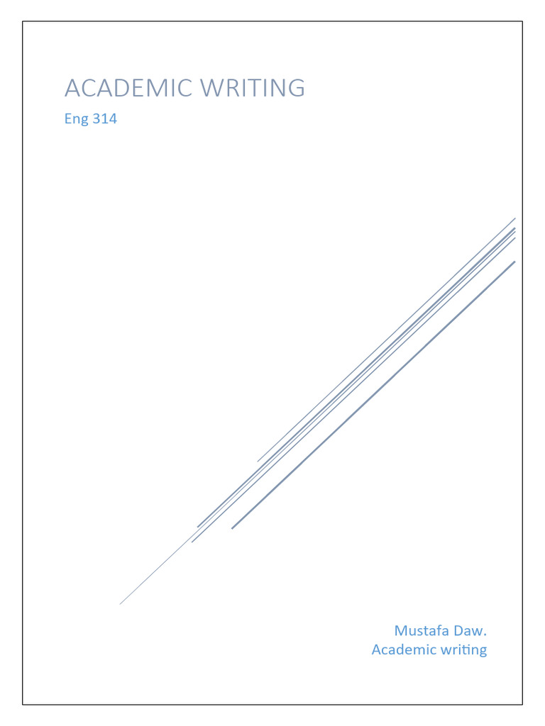 Intro.academic writing (2) | PDF | Sentence (Linguistics) | Noun