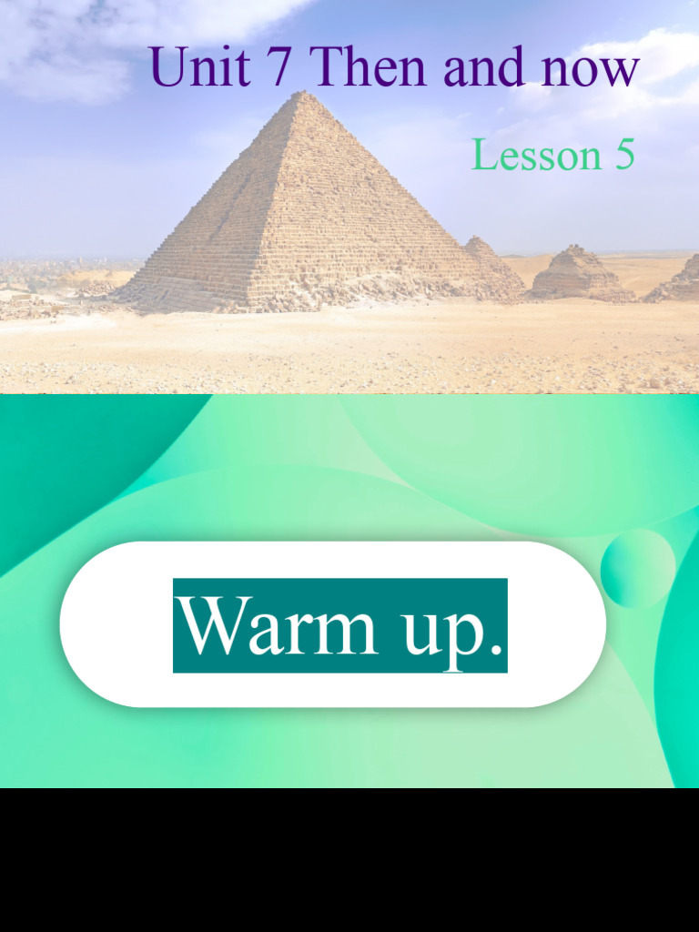 Unit 7 Lesson 6 | PDF