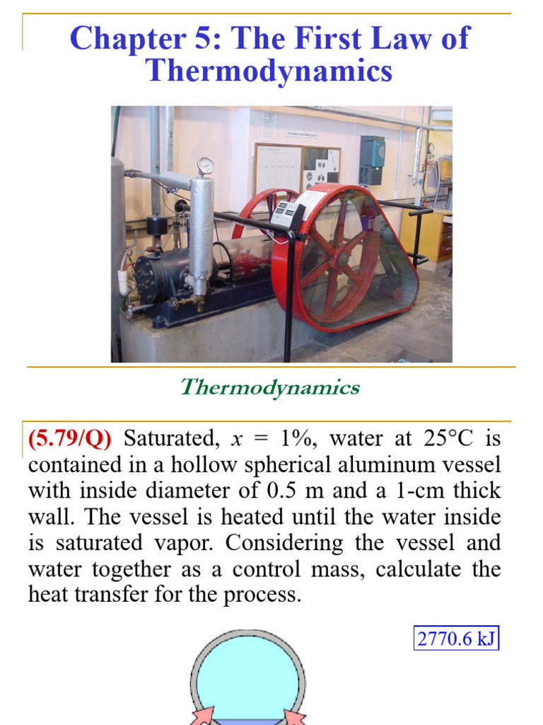First Law of Thermodynamics Problems | PDF