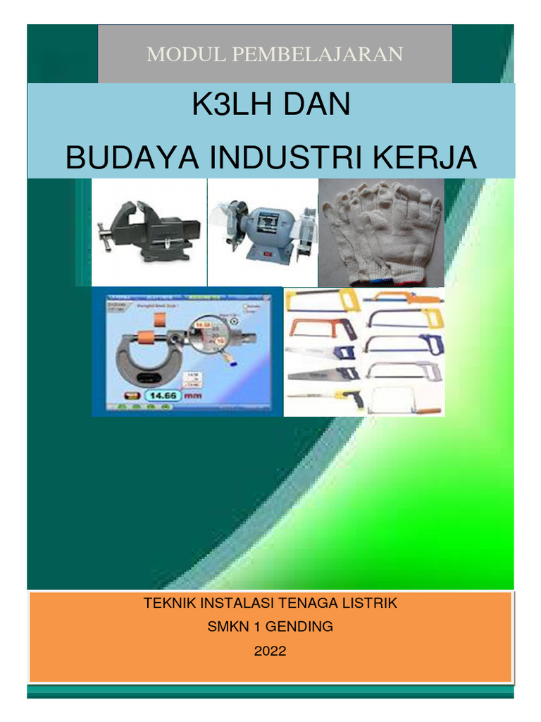 Modul K3LH DAN BUDAYA INDUSTRI KERJA | PDF