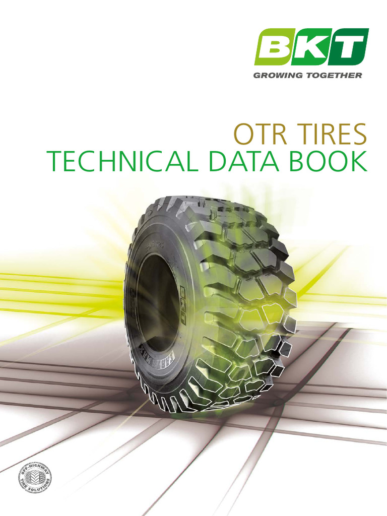 OTR Tires Technical Data Book | PDF | Tire | Loader (Equipment)