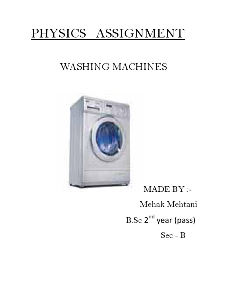 Washing Machine | PDF | Washing Machine | Machines