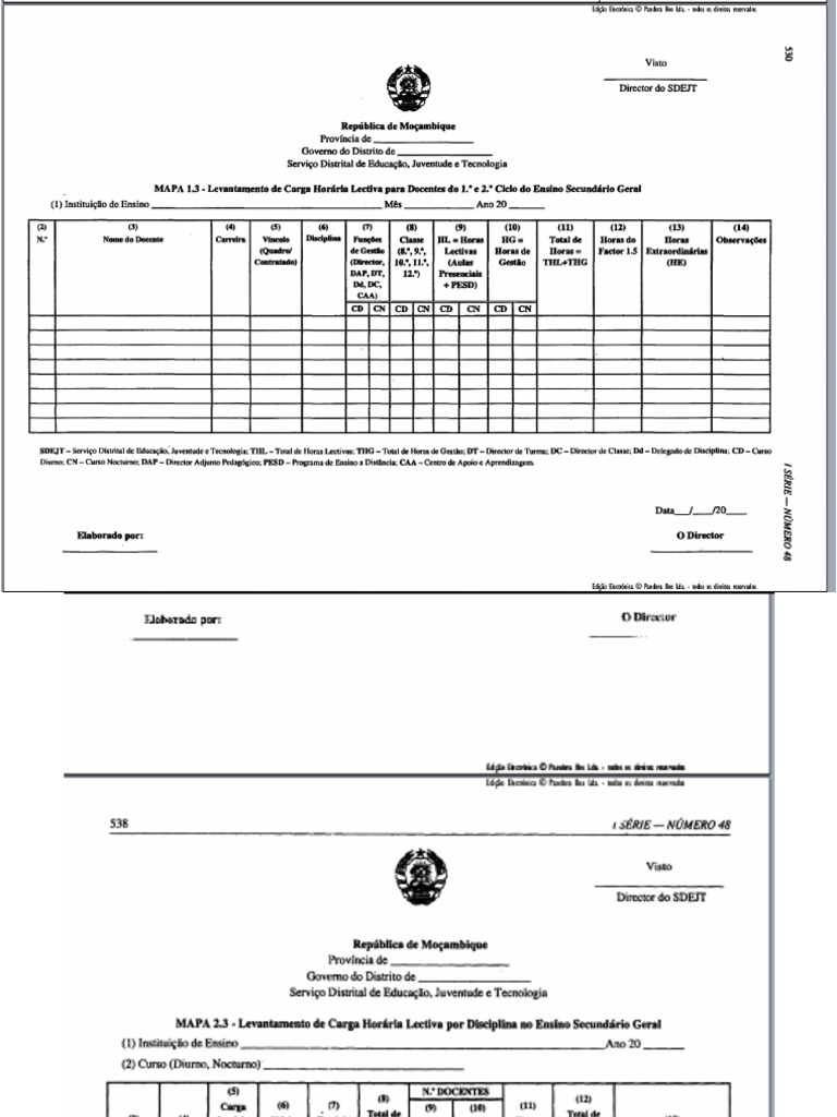 Mapas 1.3 e 2.3 | PDF