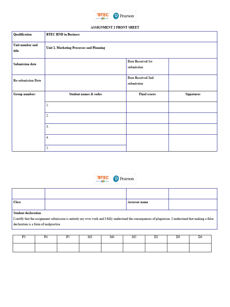 5033- Assignment 2 Frontsheet | PDF | Pricing | Advertising