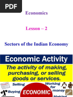 Class - 10 Economics Powerpoint Presentation Ch_2_sectors of Indian Economy | PDF | Employment ...