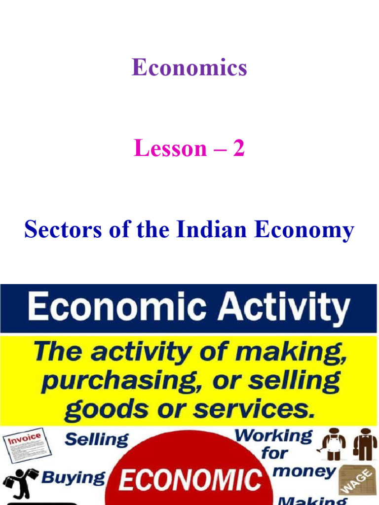 Eco Chapter - 2 Sectors of the Indian Economy | PDF | Gross Domestic Product | Employment