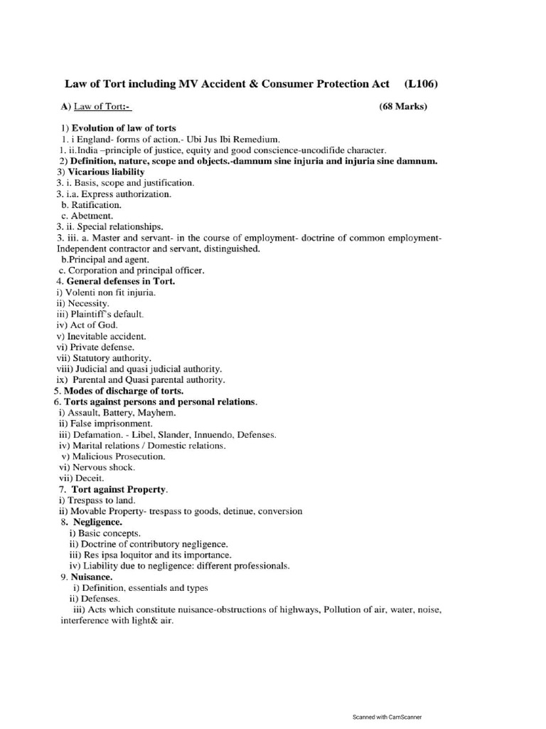 BSL 3rd and LLB 1st Syllabus.2 | PDF