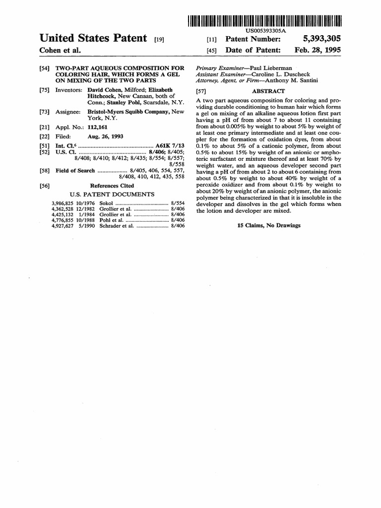Garnier Hair Dye Two Component Formulation | PDF | Surfactant | Ammonium