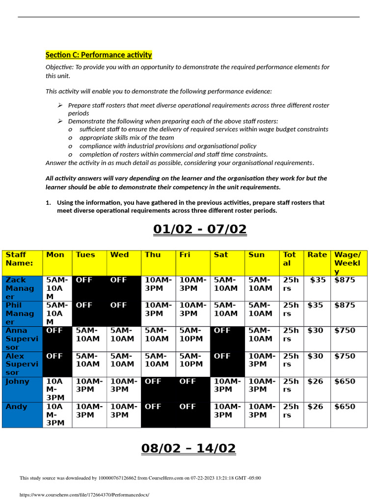 Performance | PDF | Business