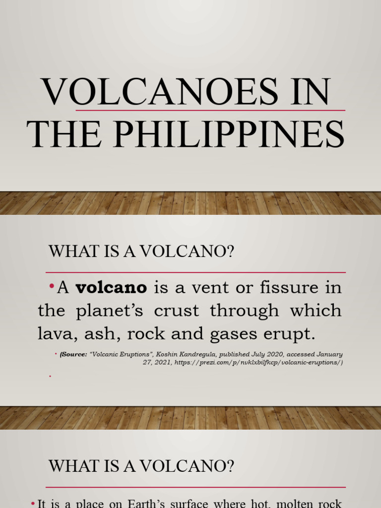 Volcanoes in The Philippines | PDF | Volcano | Lava
