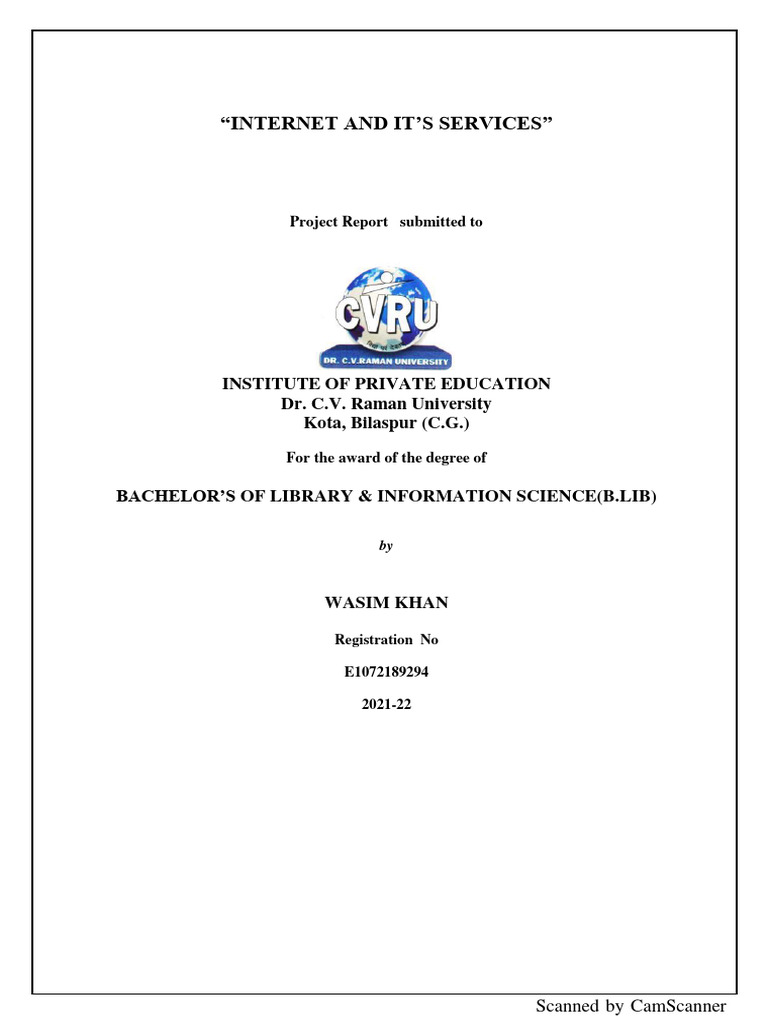 Internet and Its Service | PDF