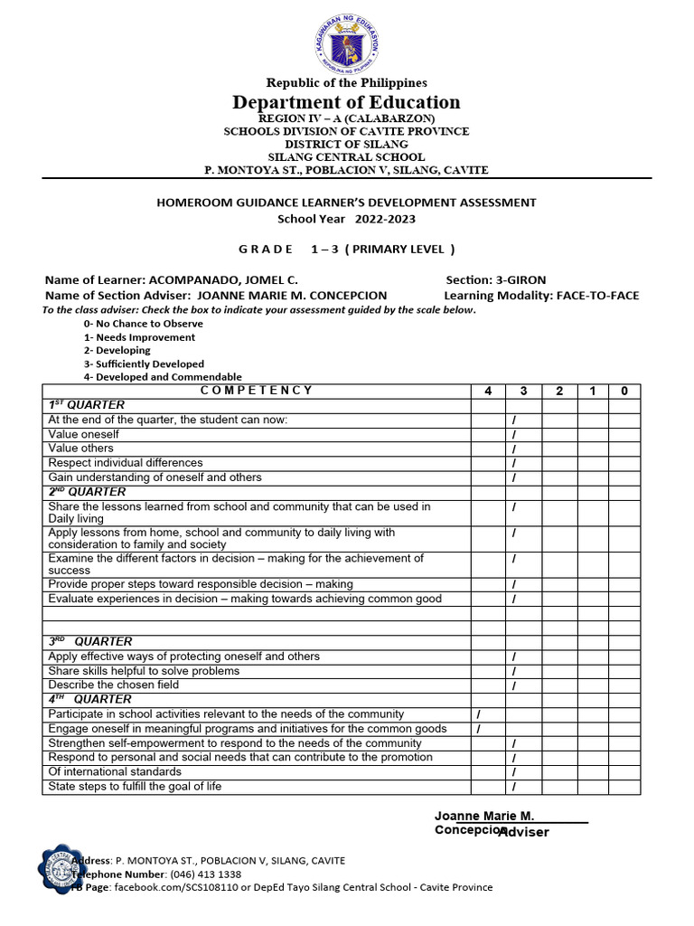 Homeroom Guidance Learner | PDF | Learning | Empowerment
