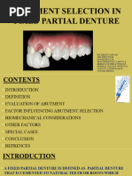 Diagnosis For Complete Denture | PDF | Dentures | Dental Implant