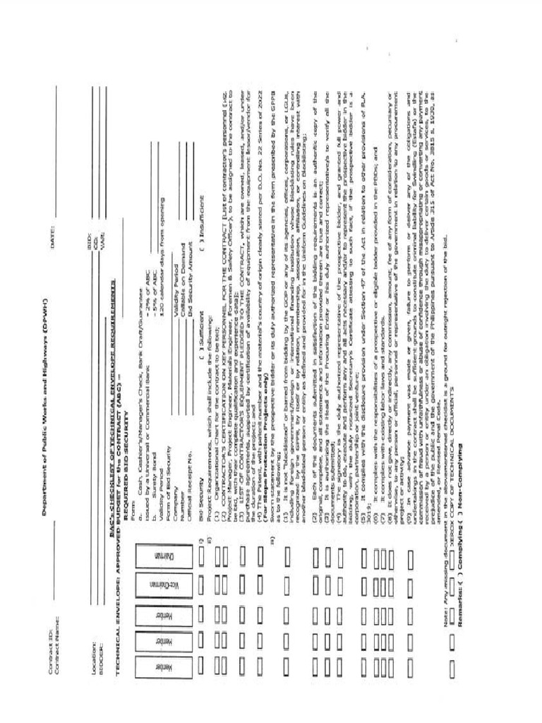 BIDDING FORMS and INSTRUCTIONS TO BIDDERS | PDF