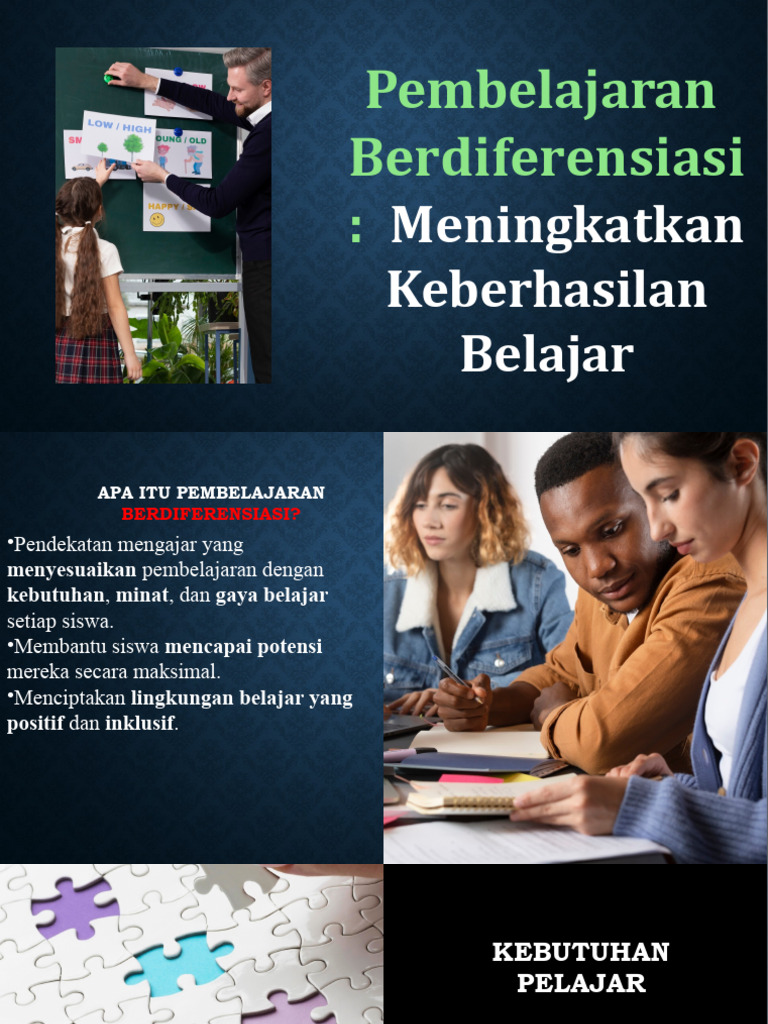 Pembelajaran Berdiferensiasi | PDF