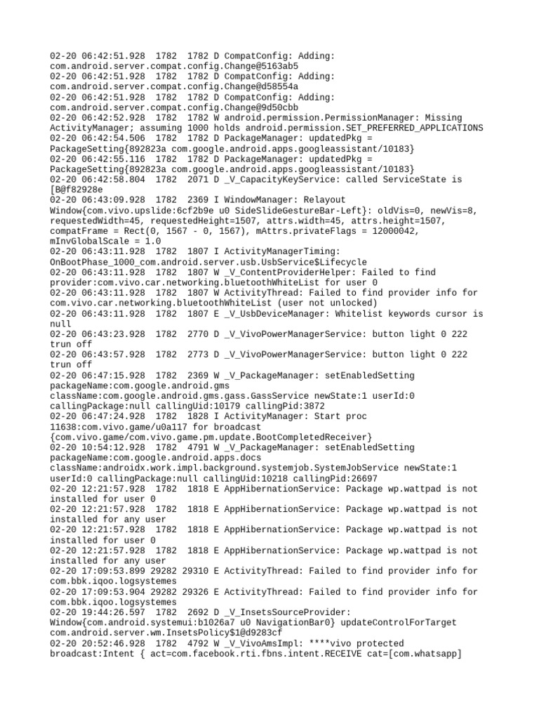 Log | PDF | Software Engineering | Software