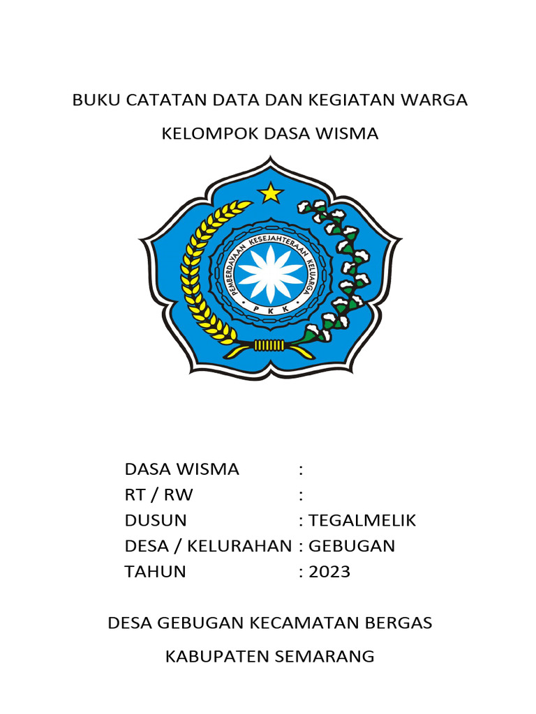 Catatan Kegiatan Dasa Wisma 2023 | PDF