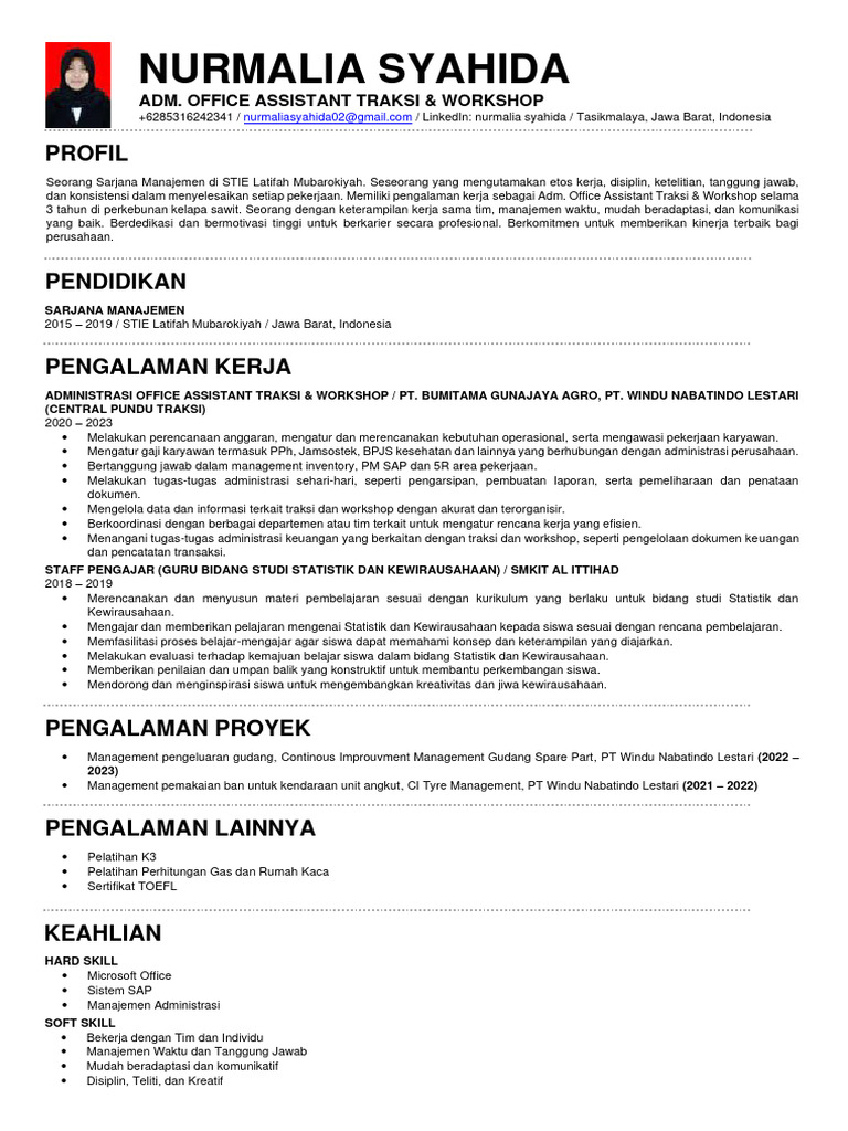 Nurmalia Syahida Lamaran Compressed (1) Compressed-Dikompresi-Dikompresidikompresi | PDF