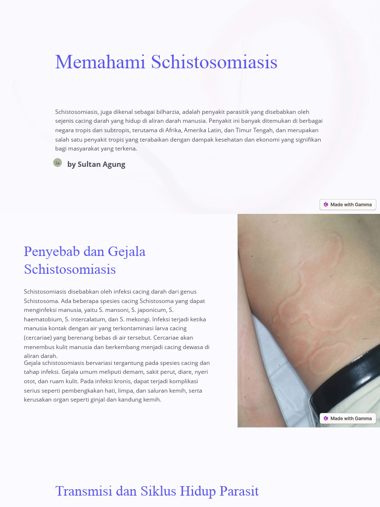 Memahami Schistosomiasis | PDF | Sains & Matematika