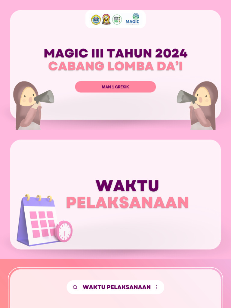 Lomba Da'i SMP Gresik 2024: Info & Ketentuan | PDF