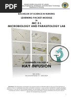 Hay Infusion | PDF | Microorganism | Water