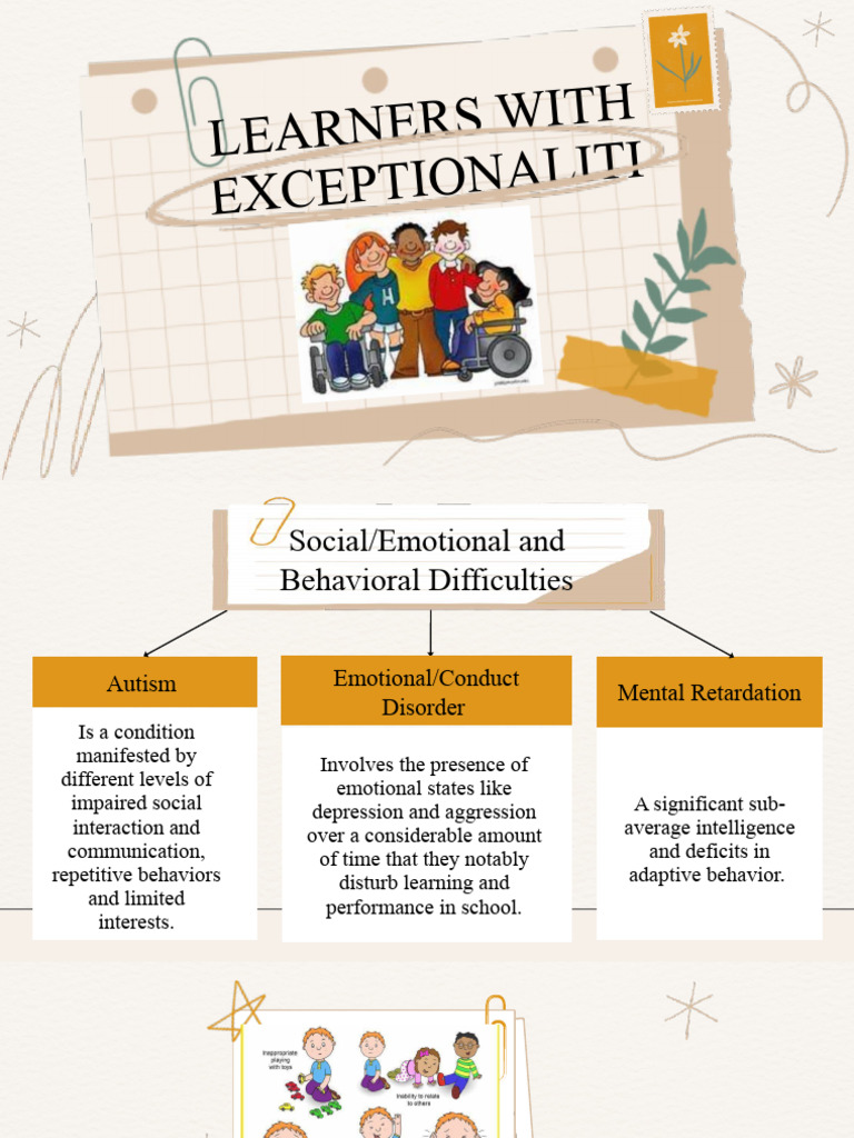Learners With Exceptionalities Part2 | PDF | Disability | Intellectual ...