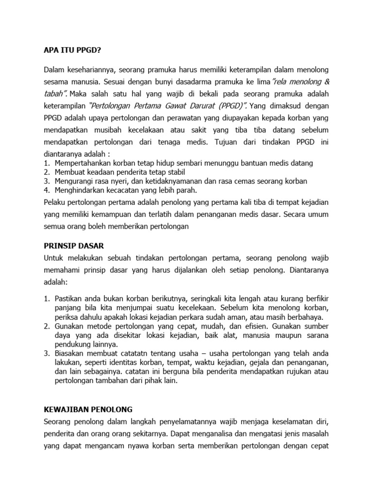Materi PPGD | PDF