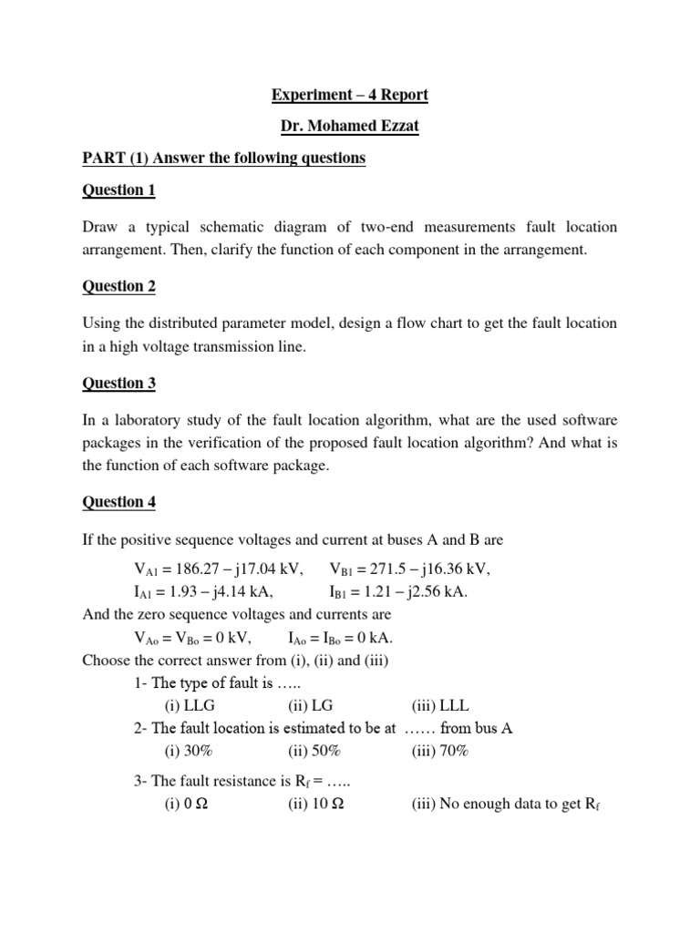 Sheet-04 EPM486 Fault Location | PDF