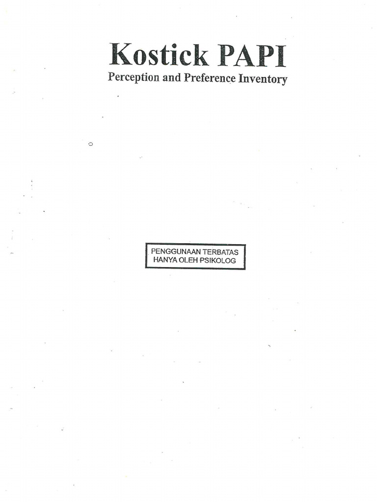 Soal Papi Kostik | PDF