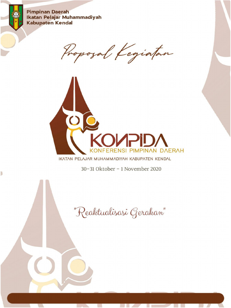 Proposal Konpida Ipm Kendal 2020 | PDF