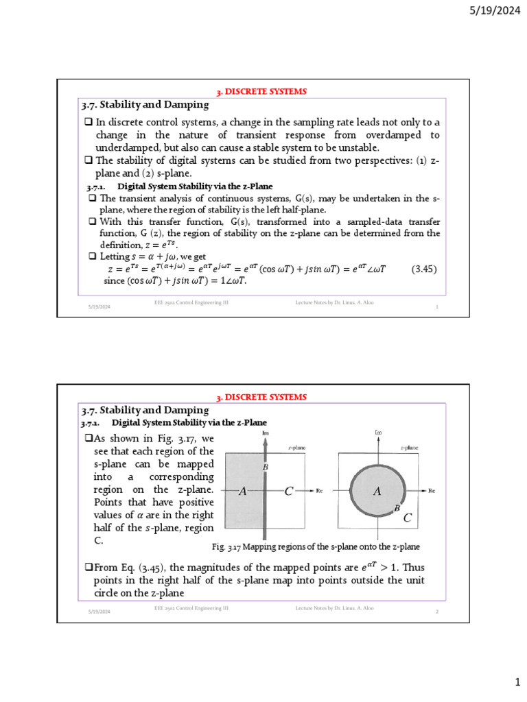 Lecture 13 | PDF | Applied Mathematics | Control Theory