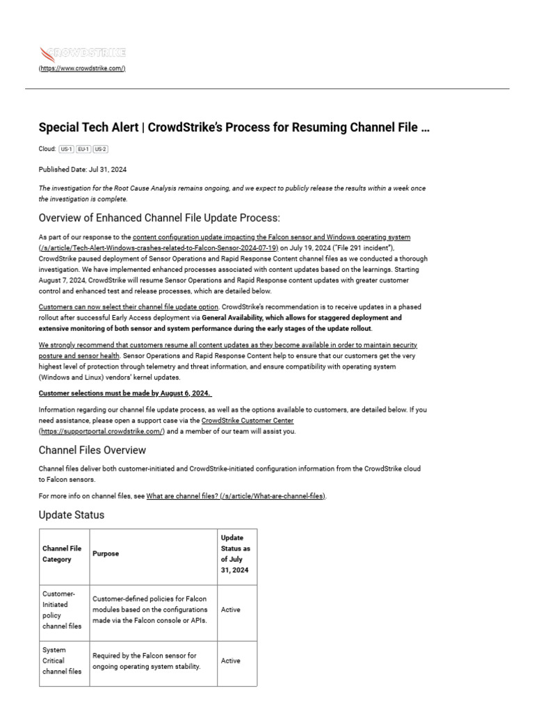 Special Tech Alert _ CrowdStrike’s Process for Resuming Channel File ...