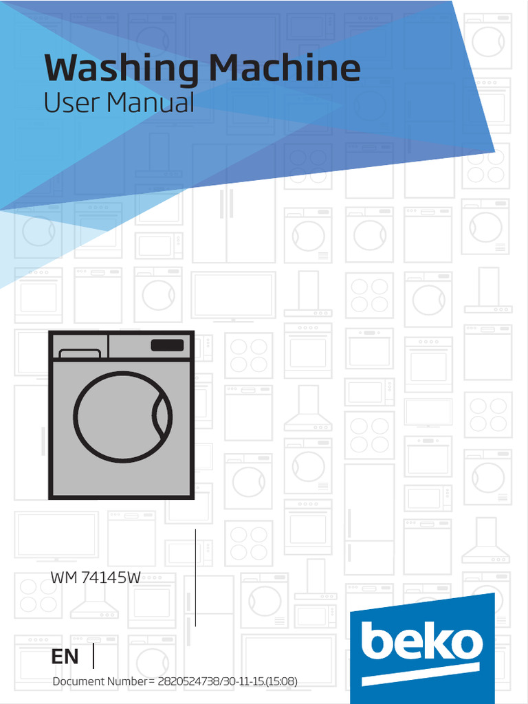 WM74145M Washing Machine Manual | PDF | Ac Power Plugs And Sockets ...