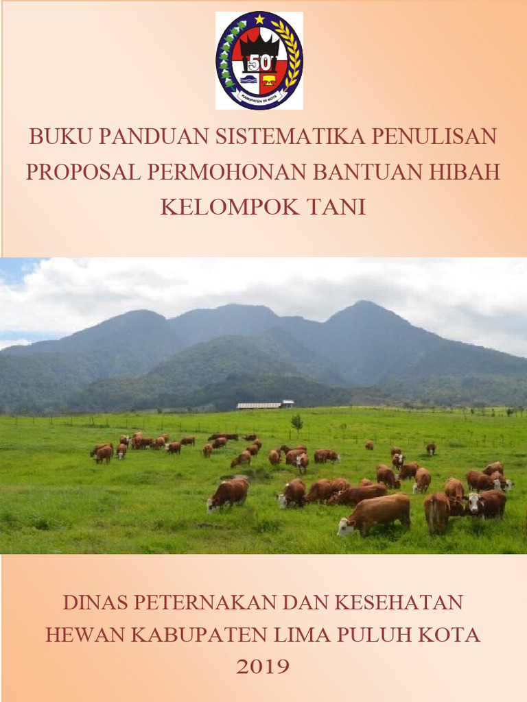 Buku Panduan Sistematika Penulisan Proposal Permohonan Bantuan Hibah Kelompok Tani | PDF ...