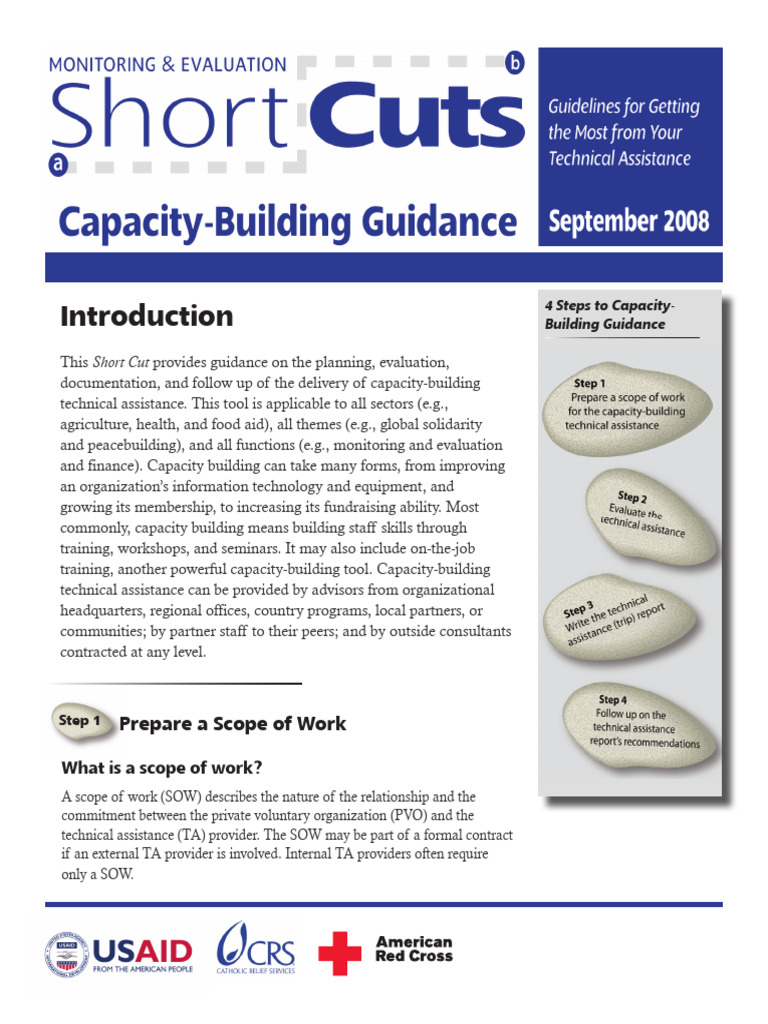 Capacity-Building Technical Assistance Guide | PDF | Capacity Building ...