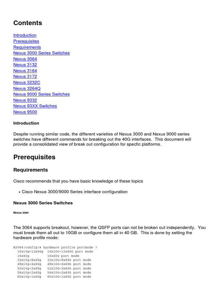 Nexus 3000 9000 Consolidated Interface | PDF | Computer Science | Computing